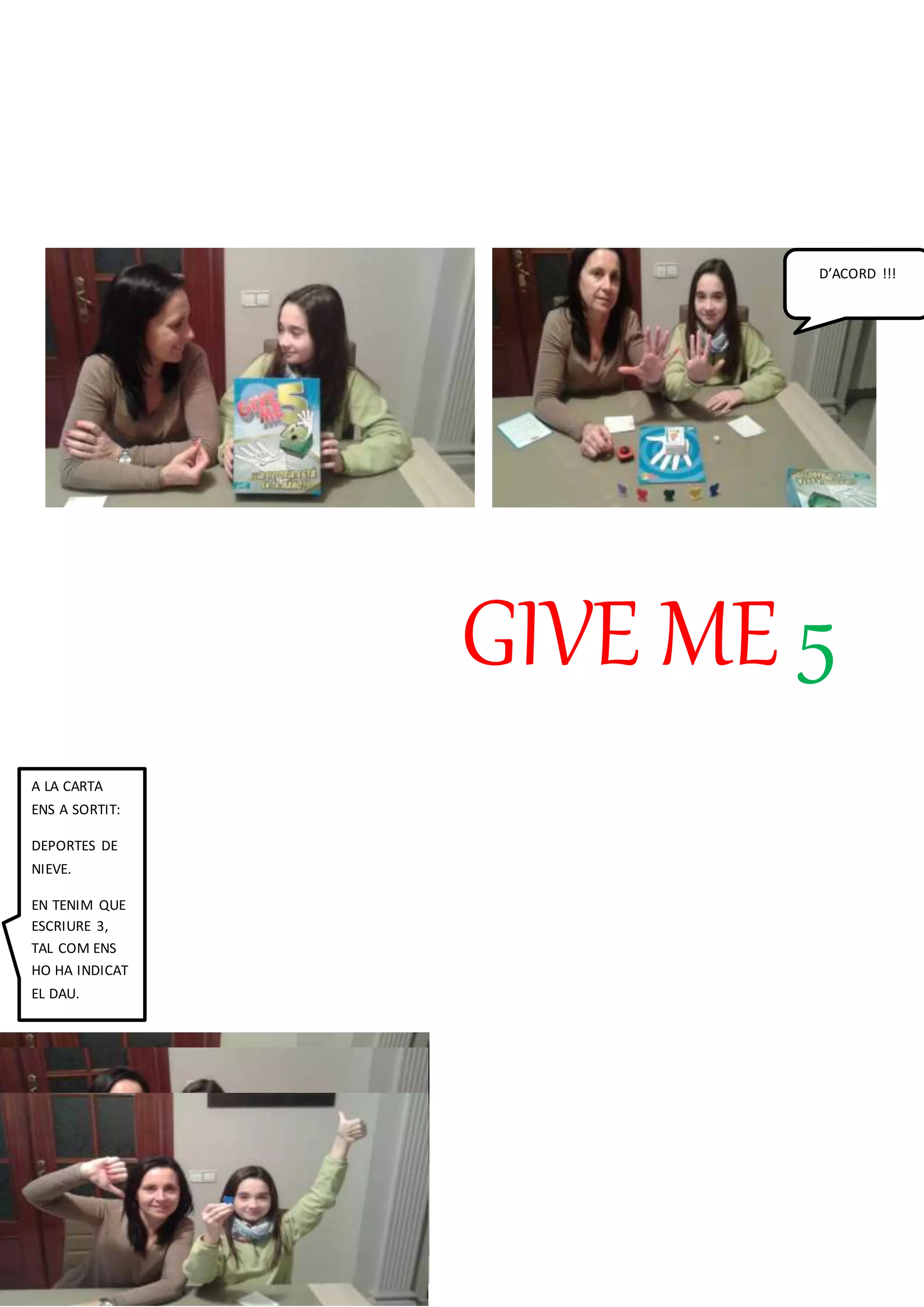 Give me 5 | DOCX