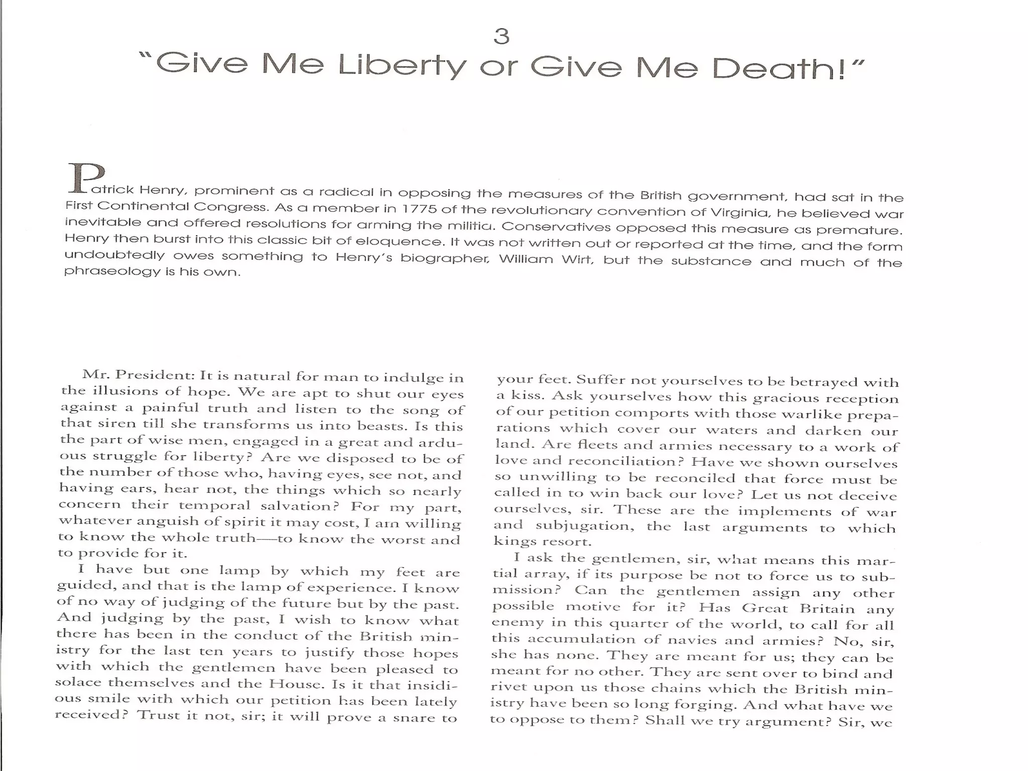 Give me liberty or give me death | PPT