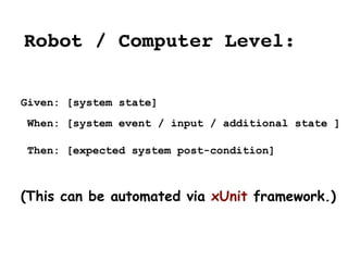 Given When Then | PPT
