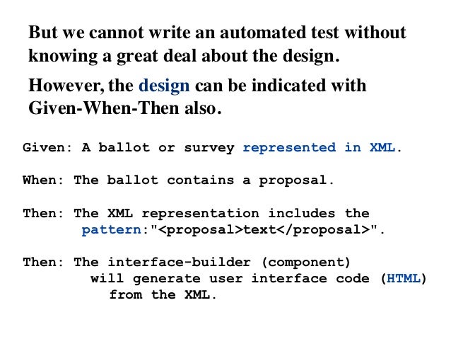 Given When Then