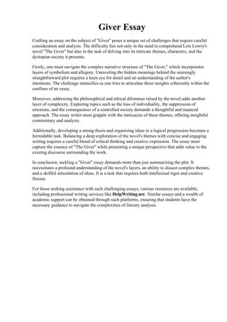 Giver Essay.pdf