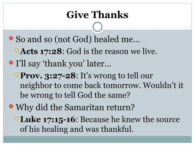 Give Thanks | PPT
