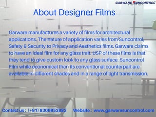 Give your home a makeover add garware decorative window films... | PPT