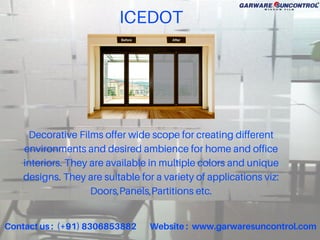 Give your home a makeover add garware decorative window films... | PPT