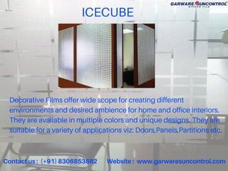 Give your home a makeover add garware decorative window films... | PPT