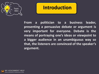 debate topic | PPTX