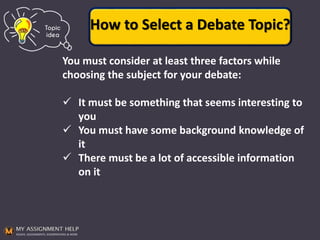 debate topic | PPTX