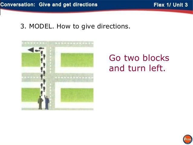 Giving and getting directions