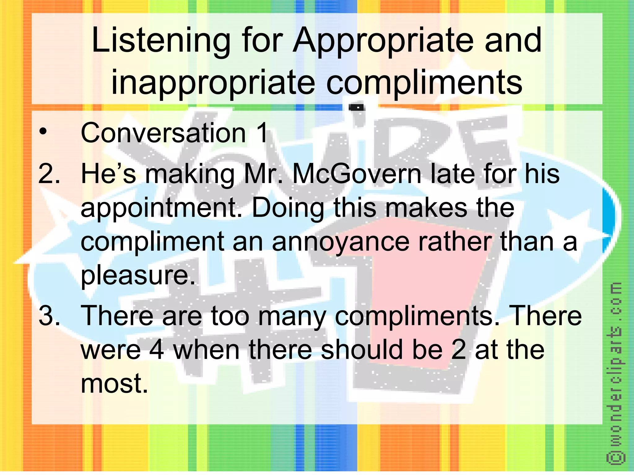 Giving and Receiving Compliments | PPT