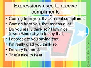 Giving and Receiving Compliments | PPT