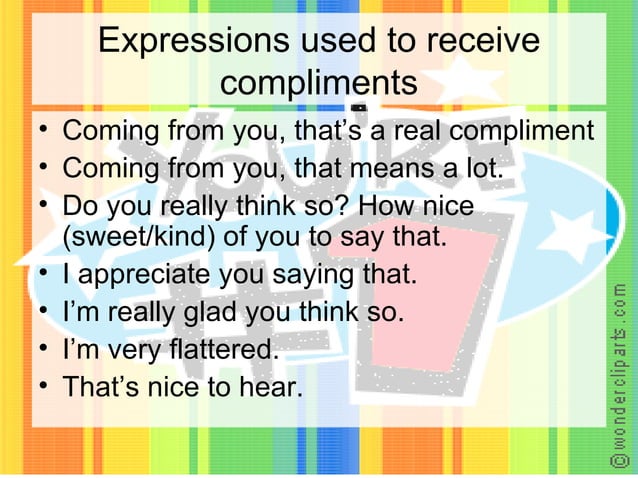 Giving and Receiving Compliments | PPT