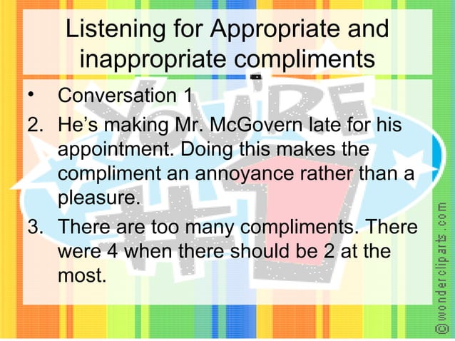 Giving and Receiving Compliments | PPT
