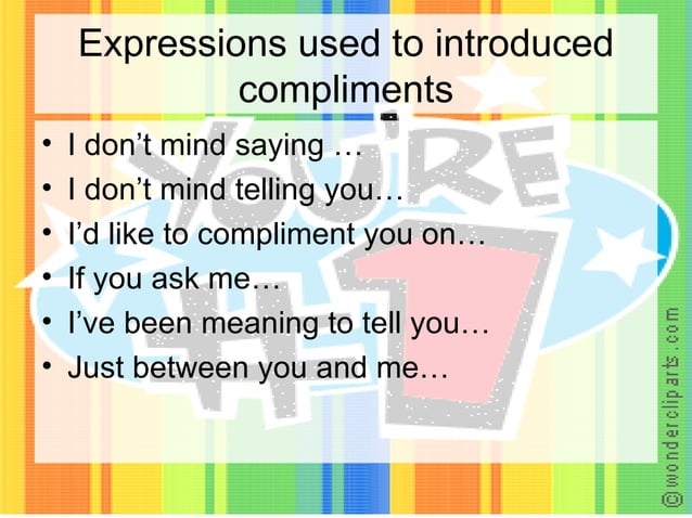 Giving and Receiving Compliments | PPT