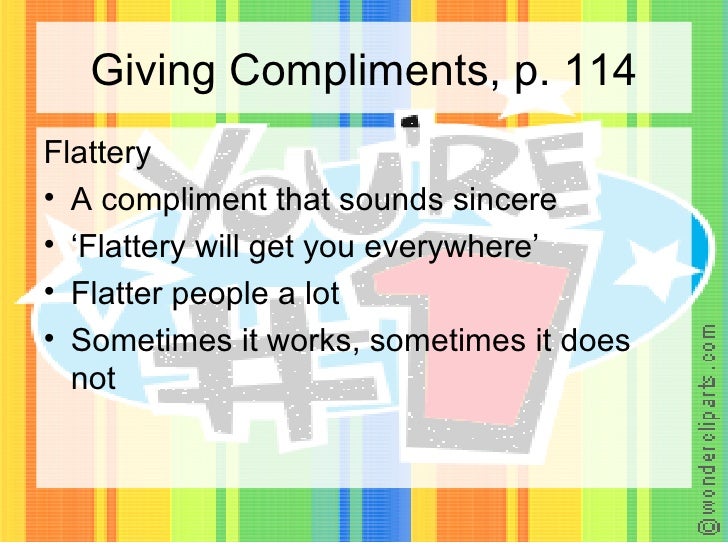 Giving and Receiving Compliments