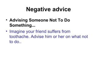 Giving advice | PPT
