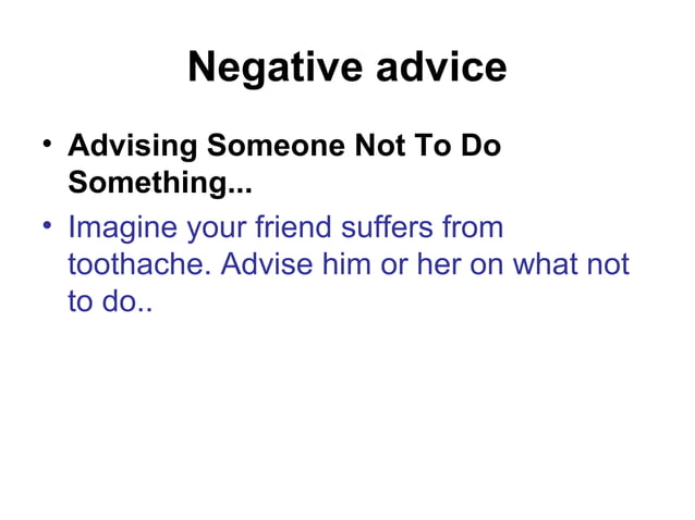 Giving advice | PPT