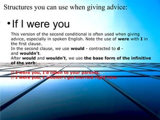 Giving advice | PPT