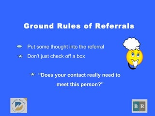 Giving a Good Referral | PPT