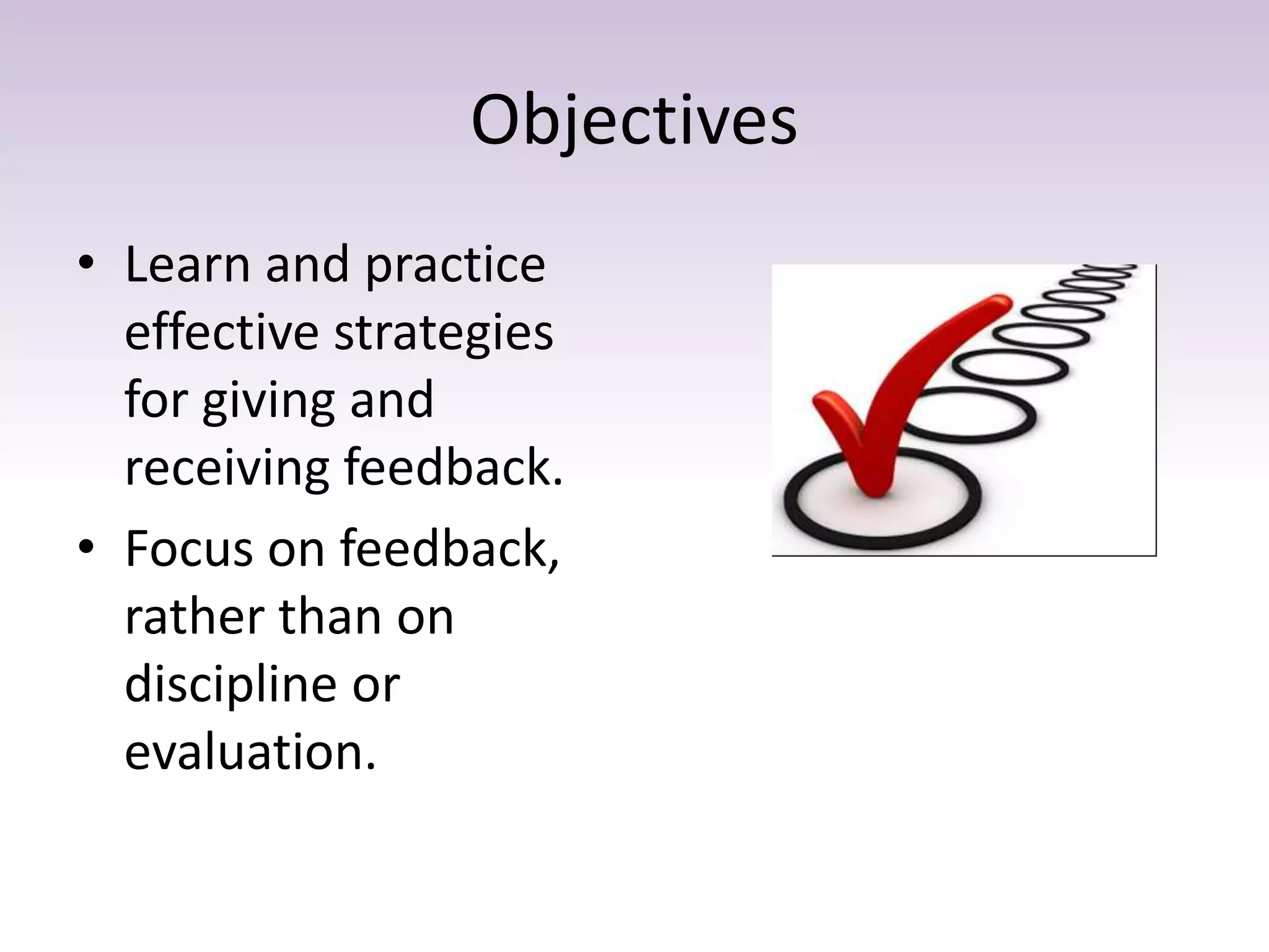 Giving and receiving feedback | PPTX