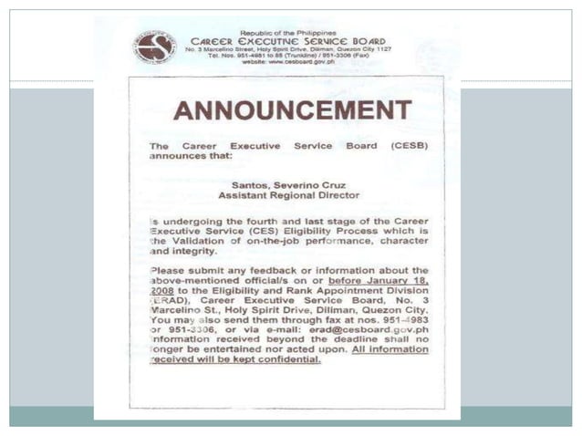 Giving announcement | PPT