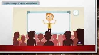 Giving announcement | PPTX