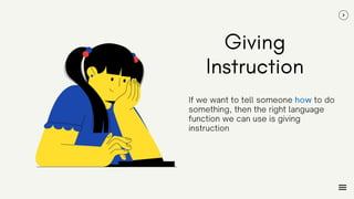 Giving command, expressing prohibition and giving instruction-group 7th ...