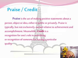 Giving compliments , praise or credit (3) | PPT