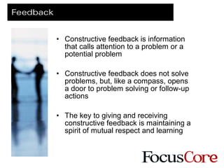 Giving Constructive Feedback | PPT