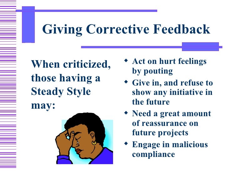 Giving Corrective Feedback