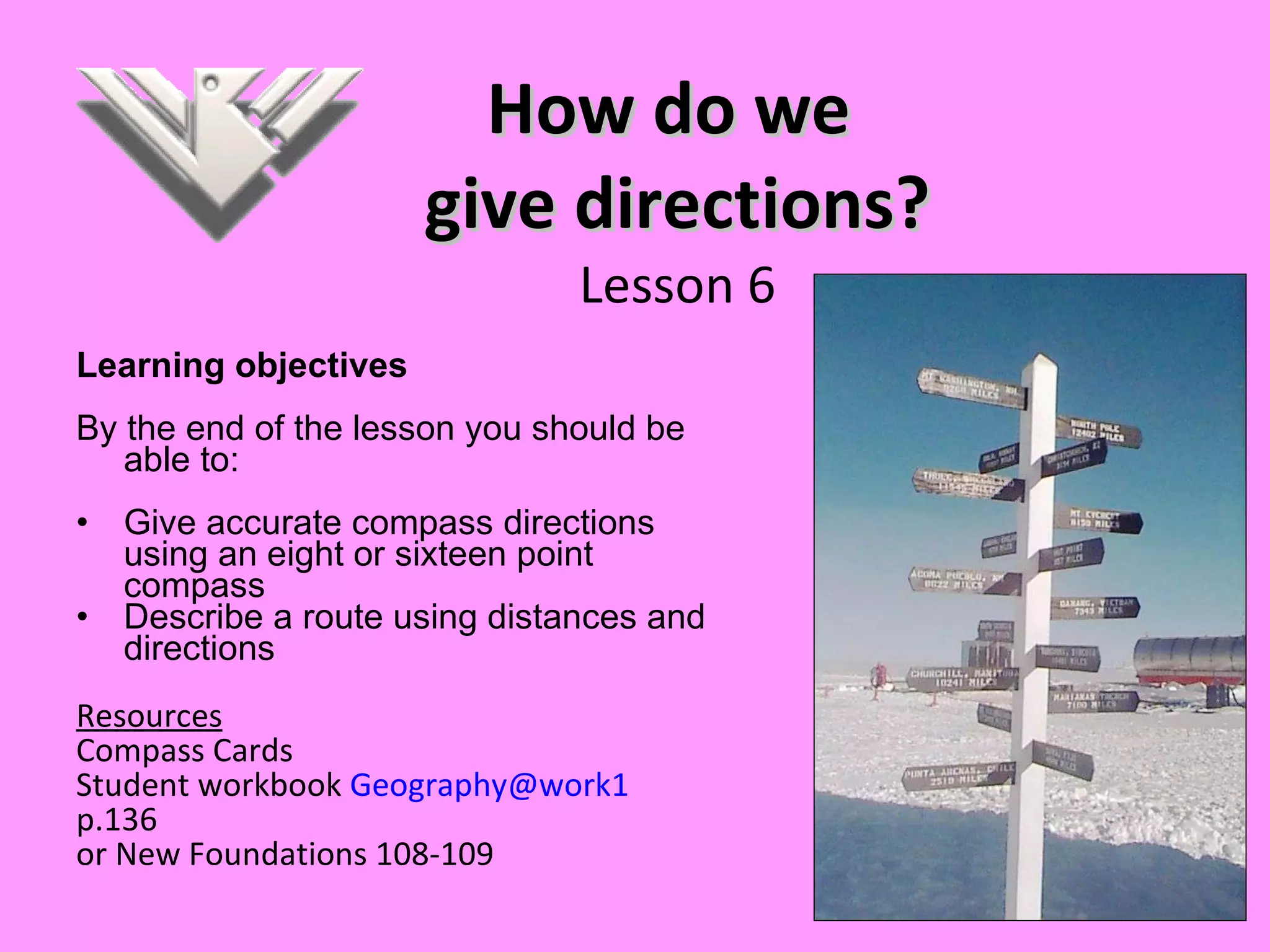 Giving Directions | PPT