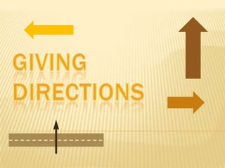 Giving directions | PPTX