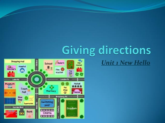 Giving directions.pdf olevel prep3 hello | PPT
