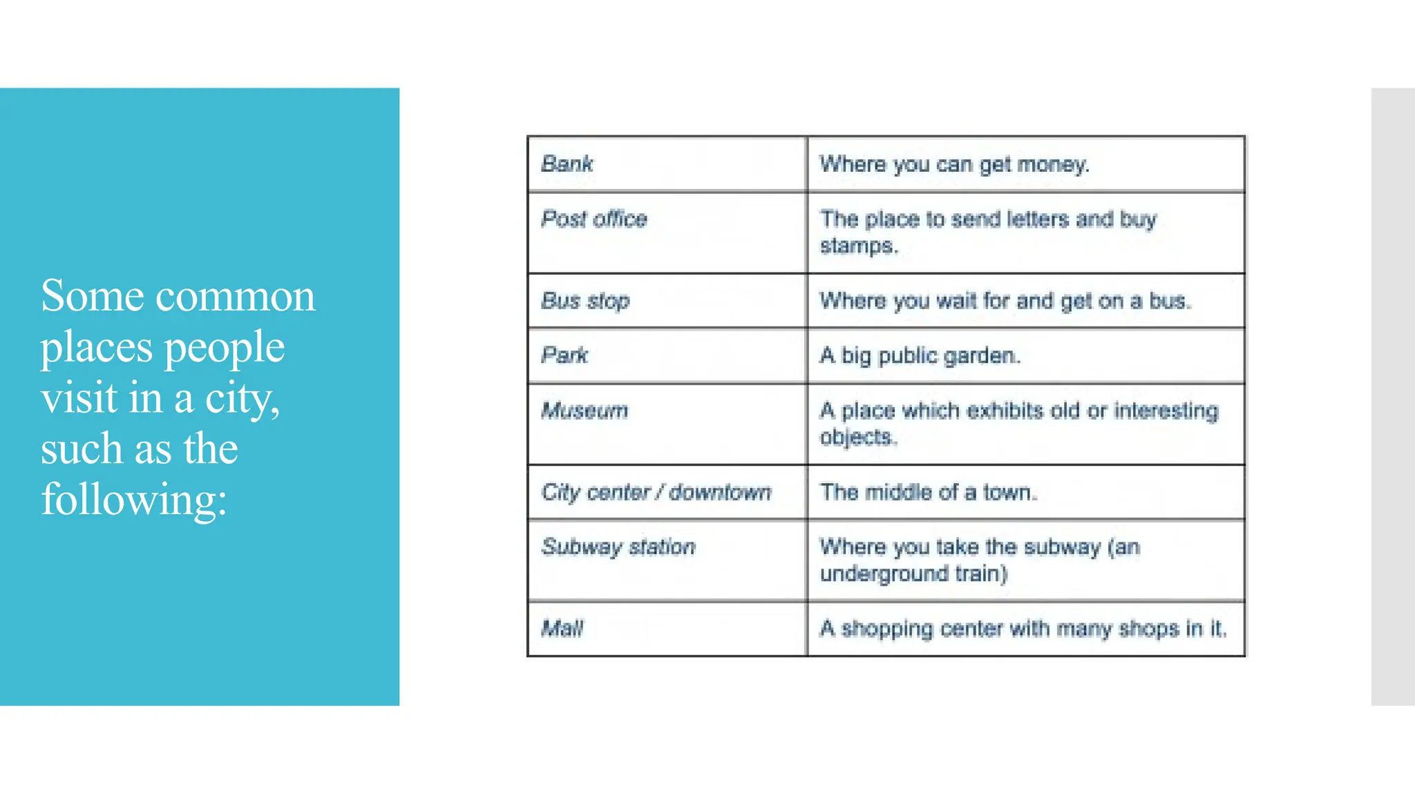 Giving directions.pptx prepositions of place | PPTX