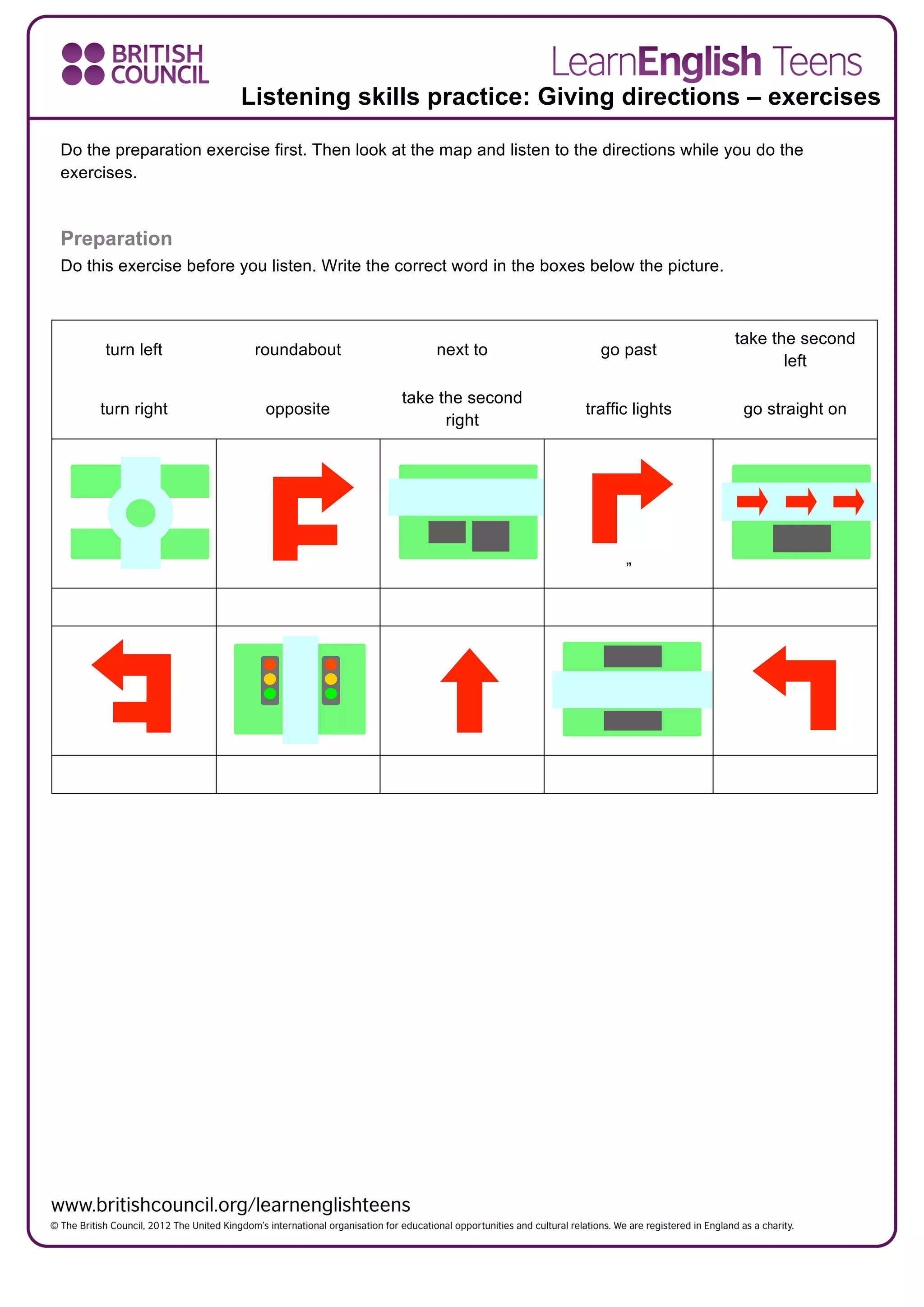GIVING DIRECTIONS | PDF