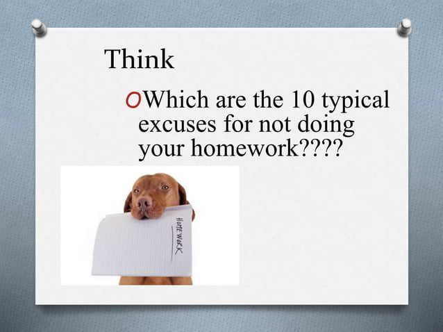 Giving excuses and explanations | PPTX