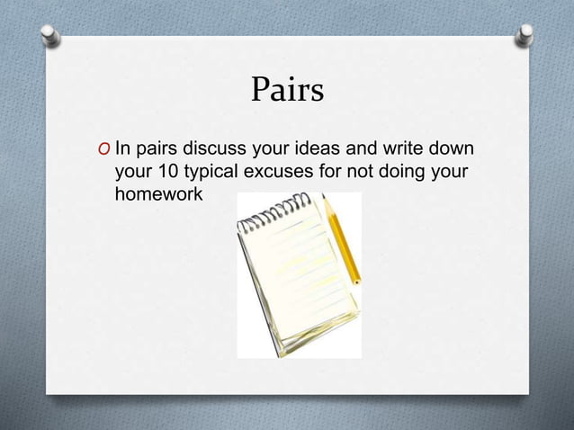 Giving excuses and explanations | PPTX