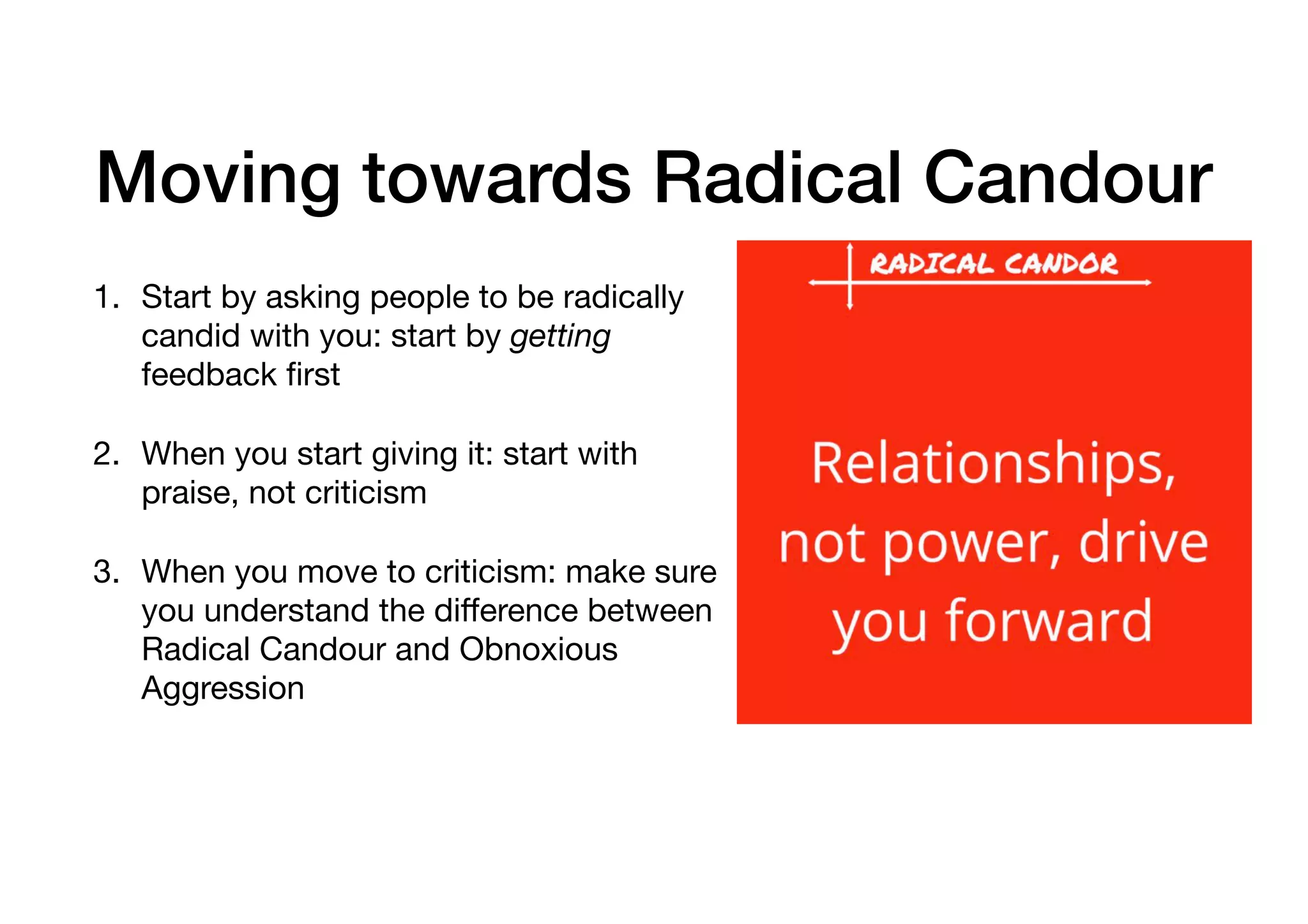 Giving Feedback with Radical Candour | PDF