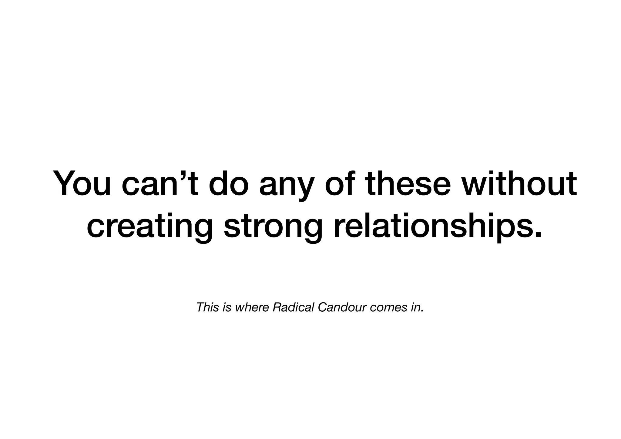 Giving Feedback with Radical Candour | PDF