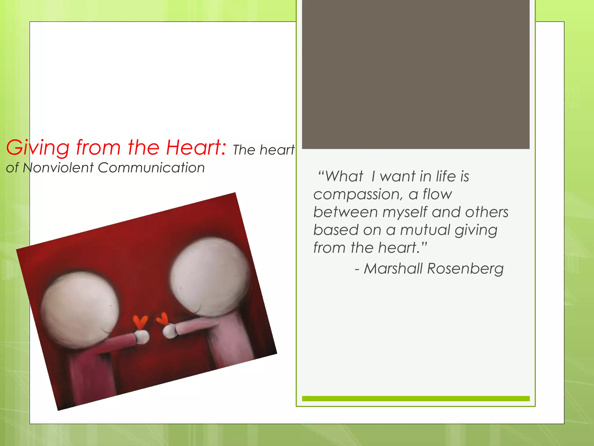 Giving from the heart | PPT