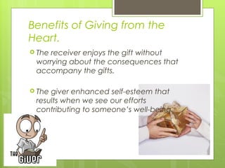 Giving from the heart | PPT