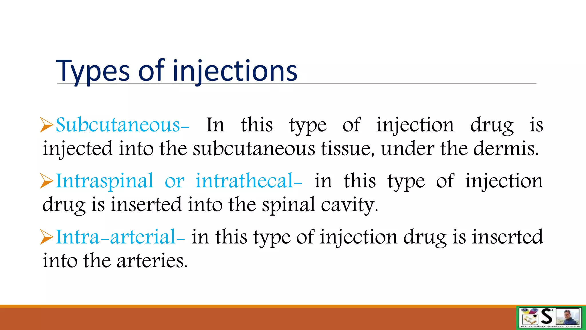 Giving injections in english | PPTX
