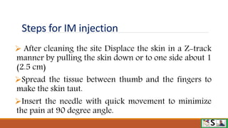 Giving injections in english | PPTX | First Aid | Injuries
