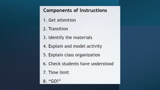 giving INSTRUCTIONS IN A BIG CLASSROOM .pptx