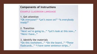 giving INSTRUCTIONS IN A BIG CLASSROOM .pptx