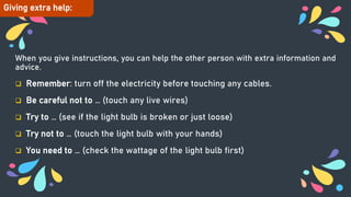 Giving instruction | PPTX