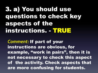 Giving instructions 2 | PPT