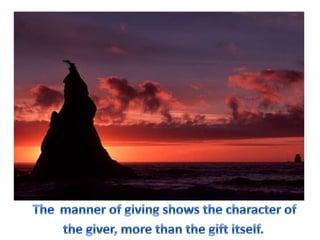 Giving is caring | PPT