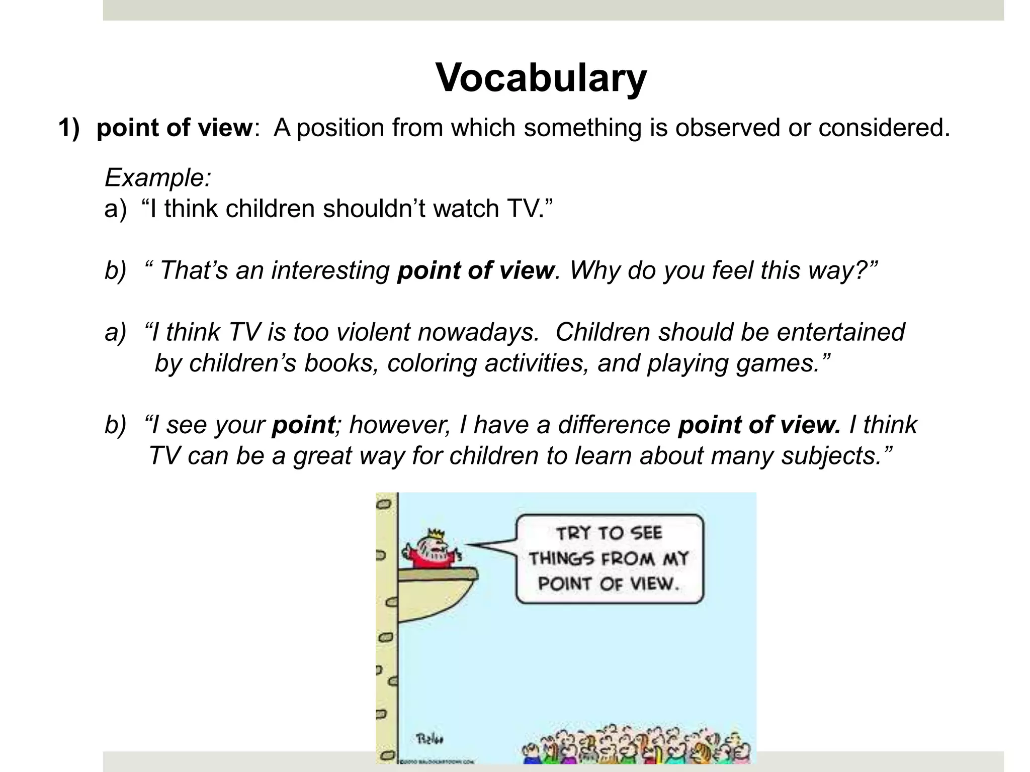 ESL: Giving Opinions | PPTX