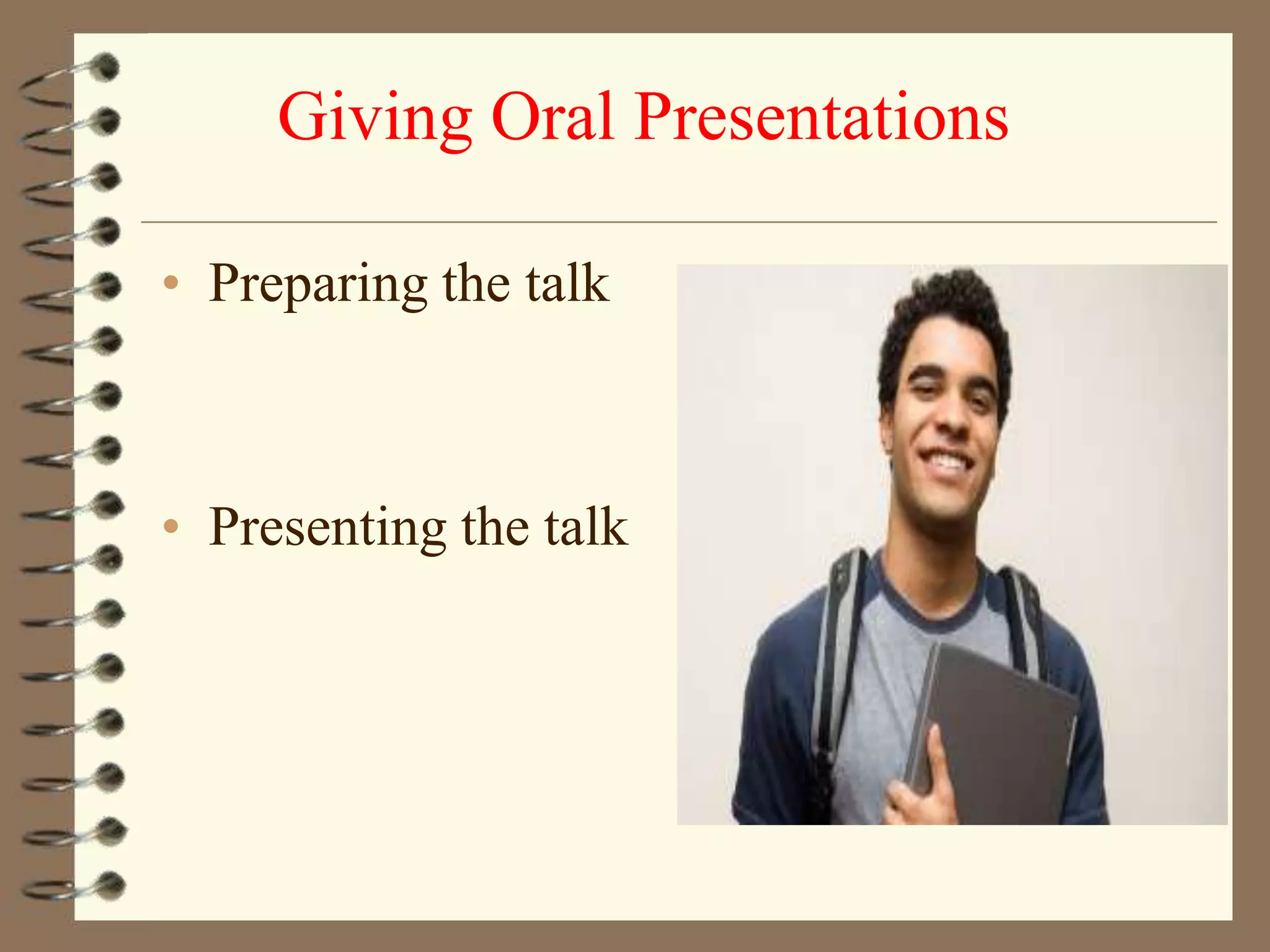 Giving oral presentations | PPTX