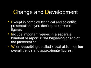 Presentations - How to use Visual Aids | PPT